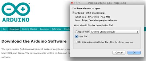 Installing Arduino Mac And Linux Arduino Lesson 0 Getting Started