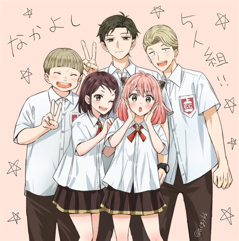 Anya Damian Desmond Becky Blackbell Ewen Egeburg And Emile Elman