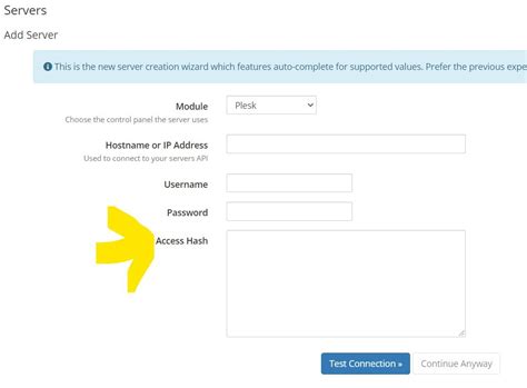 How To Set Up Plesk Server In Whmcs Admin And Configuration Questions Whmcscommunity