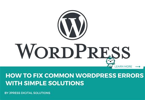 How To Fix Common WordPress Errors With Simple Solutions