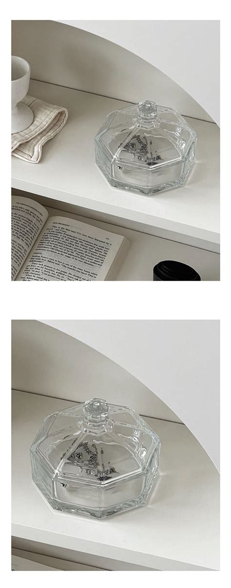 크리스탈 보석함 유리 보관 트레이 1단 3단 감도 깊은 취향 셀렉트샵 29cm