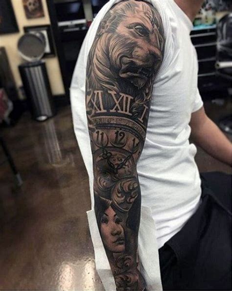Gray Sleeve Tattoos
