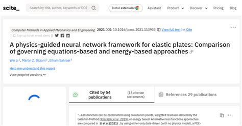 a physics guided neural network framework for elastic plates