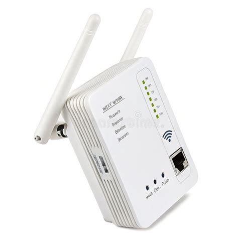 Wireless Range Extender Isolated On White Background Stock Illustration Illustration Of Signal
