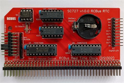 SC727 RCBus 80pin Real Time Clock Module Kit By Small Computer Central