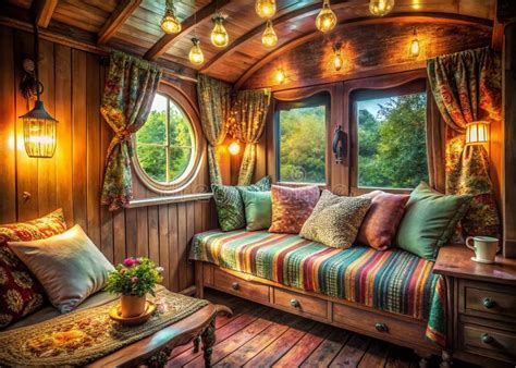 Charming Vintage Gypsy Caravan Interior A Rustic Escape Awaits Discover