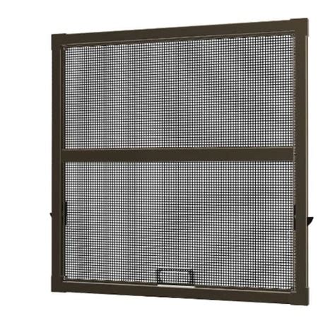 Ritescreen 35 875 In X 50 8438 In Bronze Aluminum Replacement Window Screen Compatible With