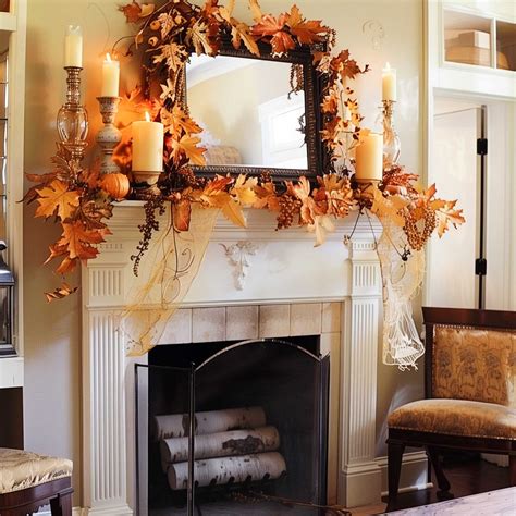 50 Mantle Fall Decorating Ideas That Bring Harvest Charm Home Hearth