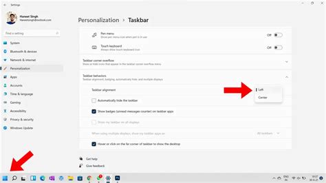 How To Move Taskbar Icons To Left In Windows Guide