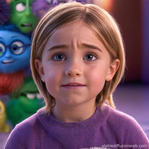 Riley Anderson From Inside Out подсказок Stable Diffusion Online