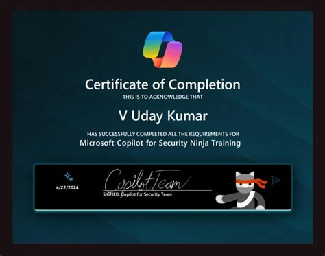 Uday Kumar Vinukonda On Linkedin Copilotforsecurity Microsoftsecurity Tcs