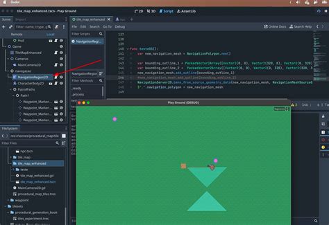 Bake Navigation Mesh With Two Forms But Same Point Values Is This An Bug Navigation Godot