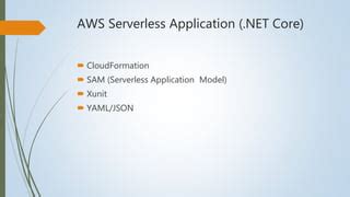 FaaS On AWS For NET Developers PPT