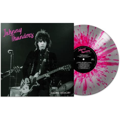 Johnny Thunders Madrid Memory Silver Pink Splatter