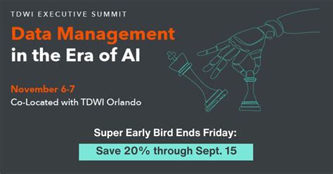 tdwi on linkedin tdwi executive summit for data management