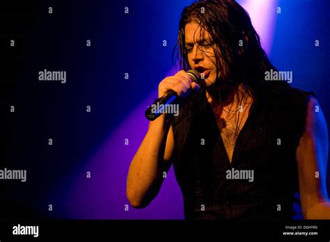 Mark Fox A Singer And Front Man Of The Swiss Hard Rock Band Shakra Live At The Schueuer Concert