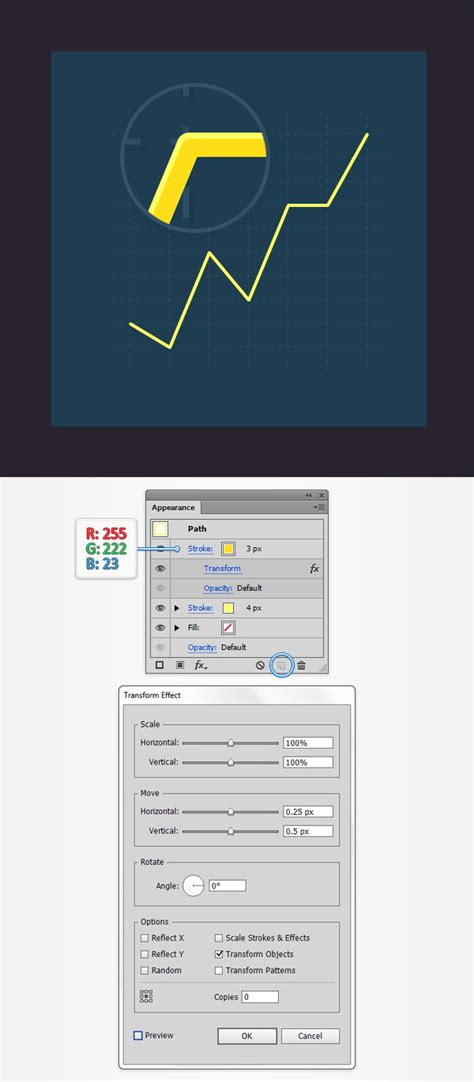Create A Simple Line Graph In Adobe Illustrator Envato Tuts