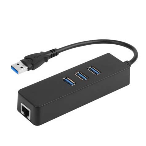 3 Ports Usb 3 0 Hub Gigabit Ethernet Adapter 10 100 1000 Mbps Converter Lan Rj45 Wired Usb N 1