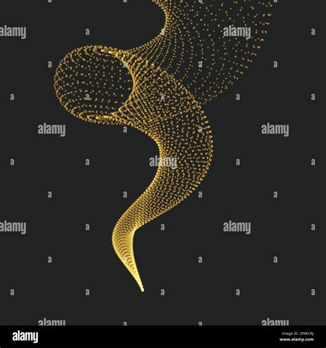 Helix Molecular Lattice 3d Vector Illustration Stock Vector Image And Art Alamy