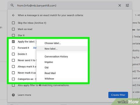 Ways To Create A Filter In Gmail WikiHow