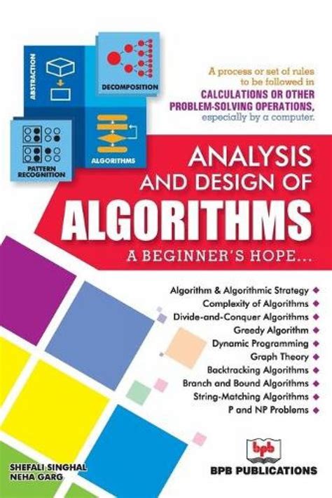 Analysis And Design Of Algorithms A Beginner S Hope Singhal Shefali Garg Neha