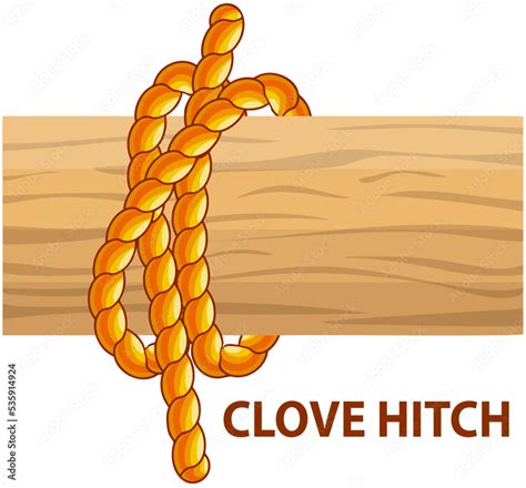 Yellow Nautical Rope Knot Interweaving Of Ropes Cables Tapes Or