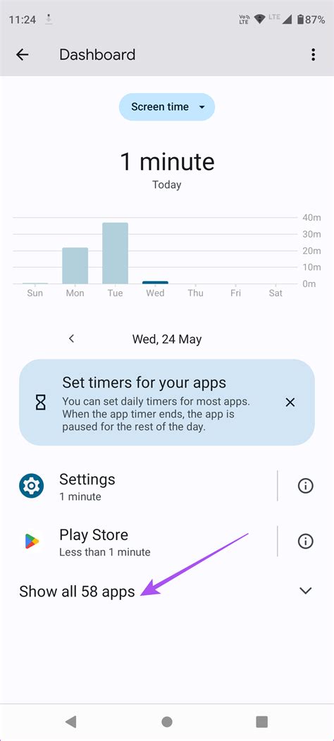 how to set app limits on android guiding tech