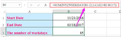 Excel Count Workdays Between Two Dates Catalog Library