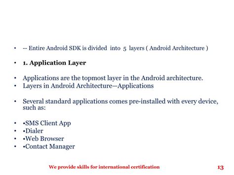 Brief Intro Of Android Powerpoint Slides Learnpick India