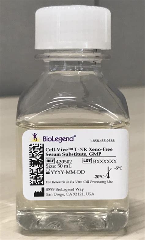 Cell Vive™ T Nk Xeno Free Serum Substitute Gmp价格品牌biolegend 丁香通