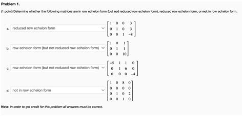 solved problem 1 1 ﻿point ﻿determine whether the following