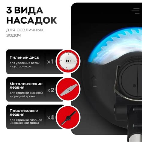 Беспроводной триммер для травы 3в1 GrassGuru