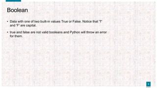 Presentation On Python Data Type PPTX