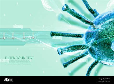 Conceptual Virus Illustration Stock Photo Alamy