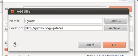pydev のインストール python 開発環境 python 入門