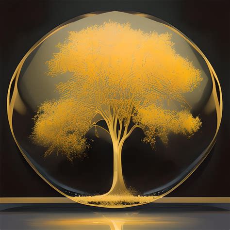 Premium Ai Image Artificial Intelligence Generative Tree Illustration