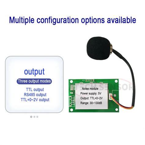 Noise Sensor Module Noise Detector Module Environmental Sound Detection Decibel Monitoring And