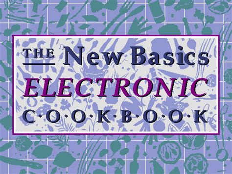 Winworld The New Basics Electronic Cookbook 1992
