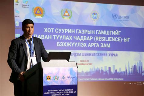 Хот суурин газрын гамшгийг даван туулах чадварыг бэхжүүлэх арга замын