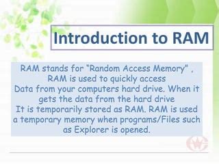 RAM ROM PPT