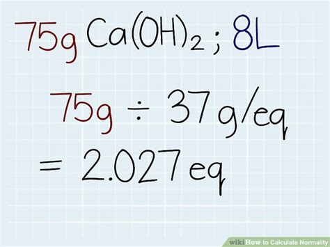 How To Calculate Normality 8 Steps With Pictures Wikihow