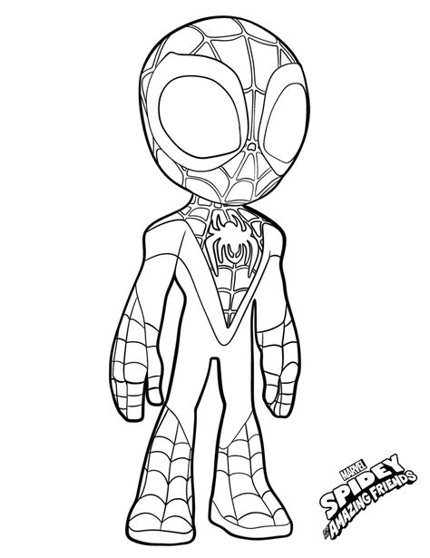 Spidey Coloring Pages