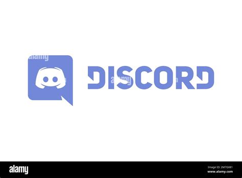 Discord Software Logo White Background Stock Photo Alamy