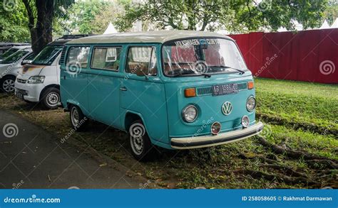 Volkswagen Type 2 T2 Van On Jogja Vw Festival Parking Lot Editorial