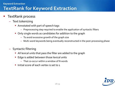 Ppt Textrank Bringing Order Into Texts Powerpoint Presentation Free Download Id6128827