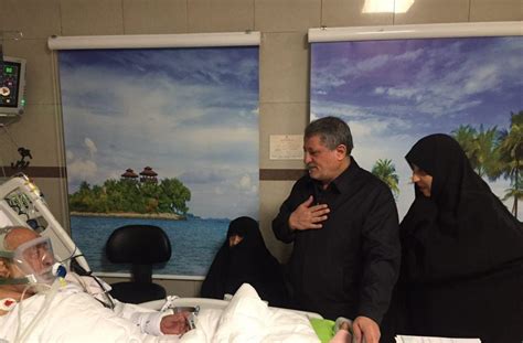 تصویری از عیادت همسر و فرزندان آیت‌الله هاشمی از سید مهدی طباطبایی