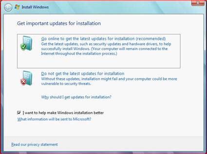 Microsoft Windows A Failed Installation