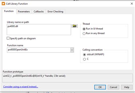 Using The Right Function In Call Library Function Node Ni Community