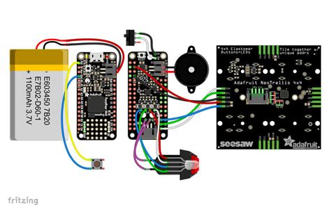 Circuit Diagram Neotrellis Sound Board Adafruit Learning System