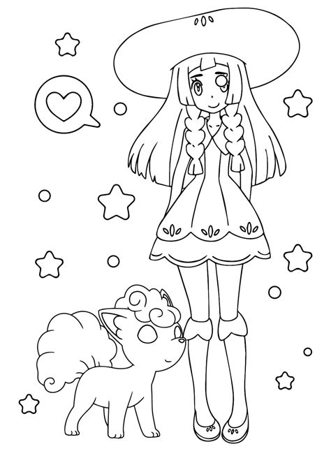 Pokemon Sun And Moon Coloring Pages Cardcaptors Sakura 1 2 Coloring
